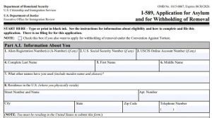 Form I-589 For Asylum Guide | US Immigration Blog